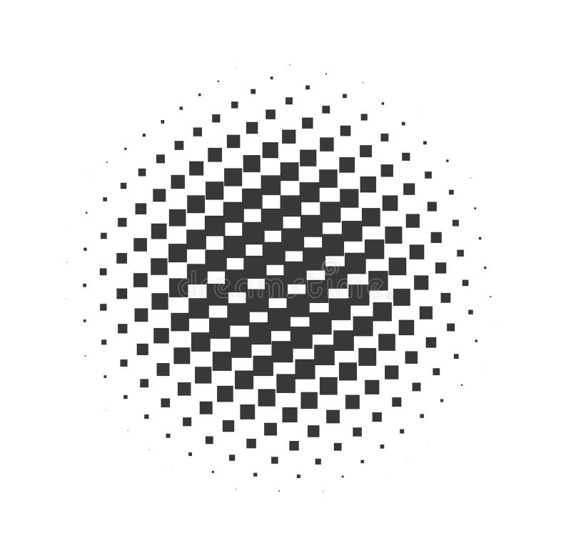 Circle Halftone Set. Modern Dotted Circles Halftones. Black Dotwork ...