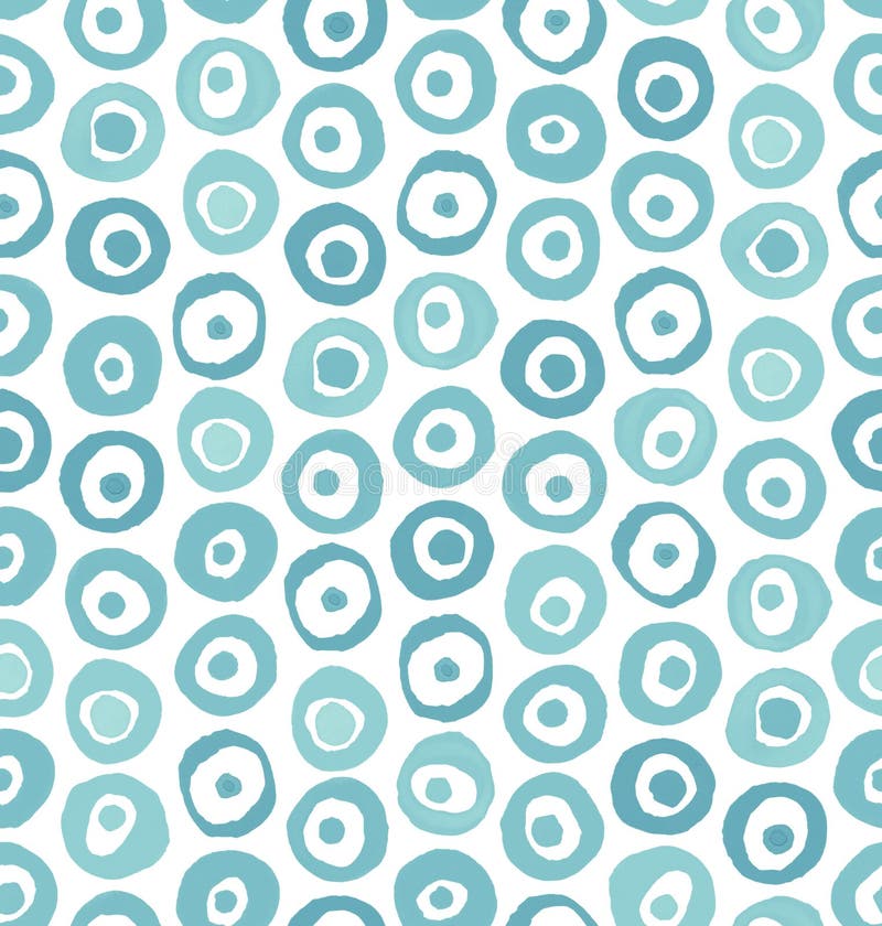 Circle Hand Drawn Watercolor Isolated On White Canvas With High ...