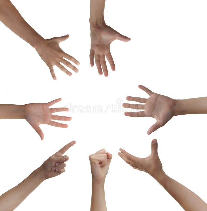 Circle of hands stock photo. Image of person, finger - 10782358