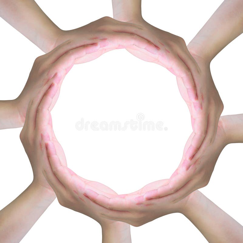Circle of Hands stock photo. Image of four, advertising - 2706816