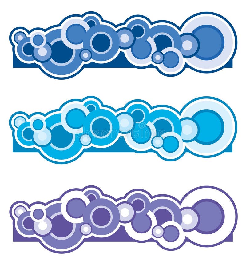 Circle headers stock vector. Illustration of vector, purple - 5761929