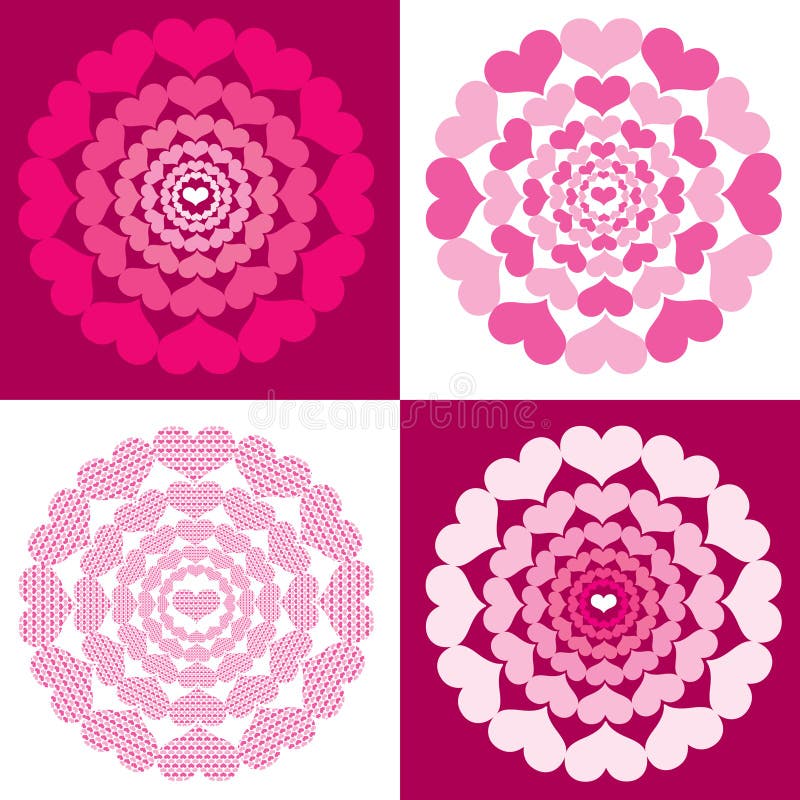 Circle heart stock vector. Illustration of business, circle - 58091775