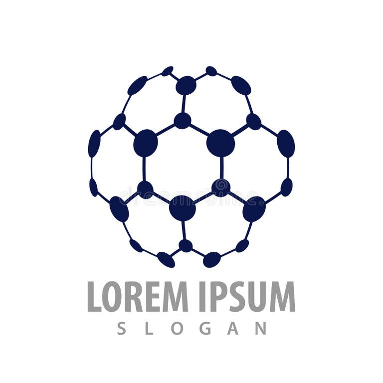 Circle Hexagon Connection Logo Concept Design. Symbol Graphic Template ...