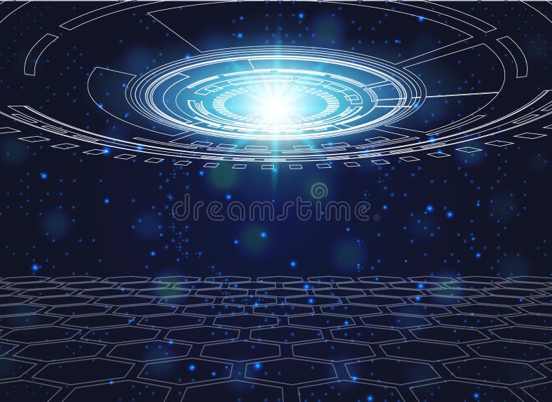 Circuit and Hexagon Background Technology, Abstract Technology C Stock ...