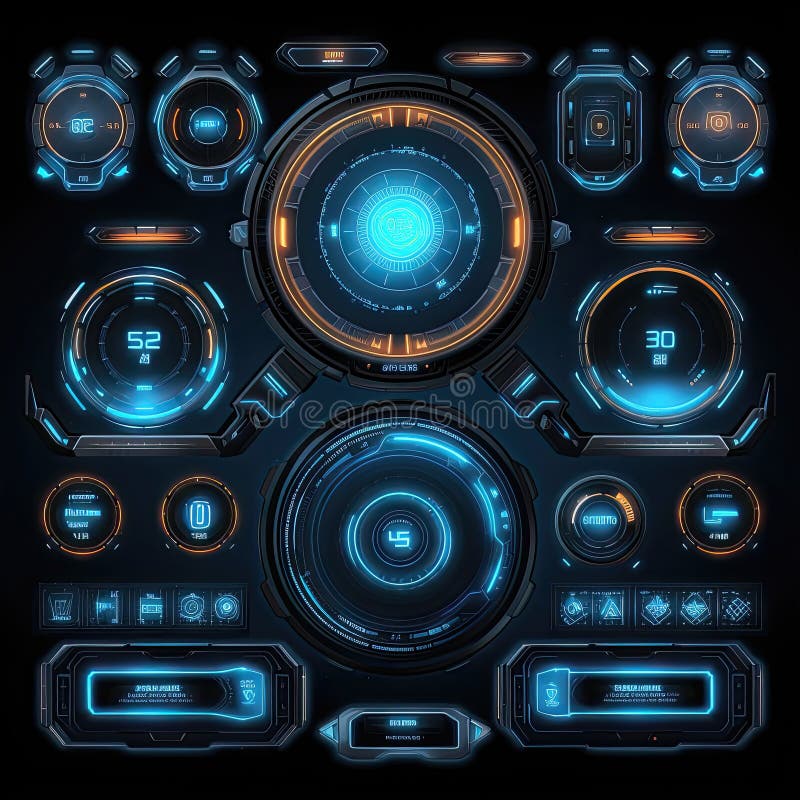 759 Futuristic Hud Elements Stock Photos - Free & Royalty-Free Stock ...