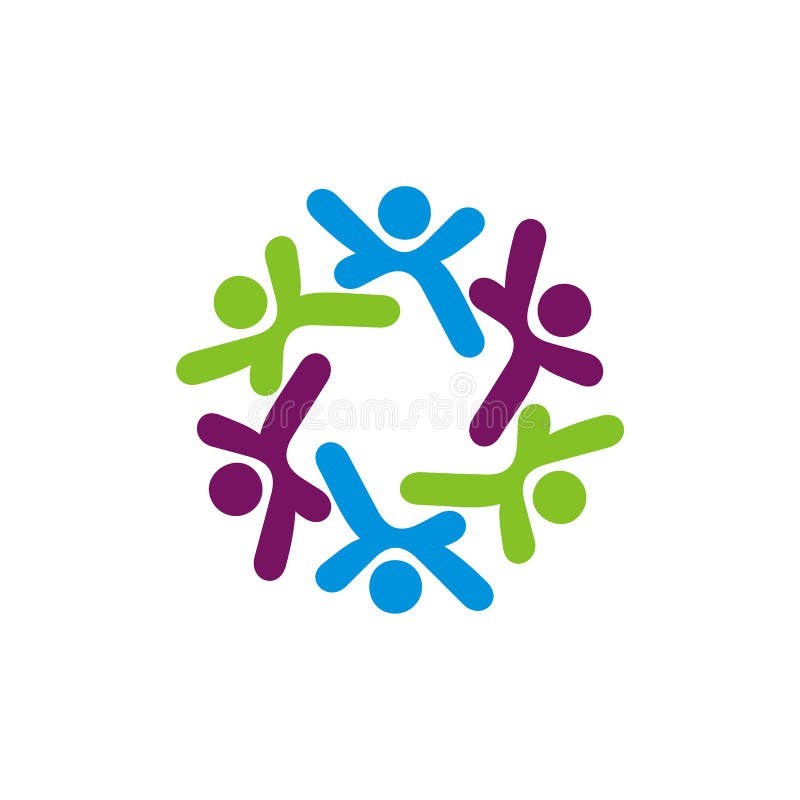 Circle Human Shape Logo Template Illustration Design. Vector EPS 10 ...