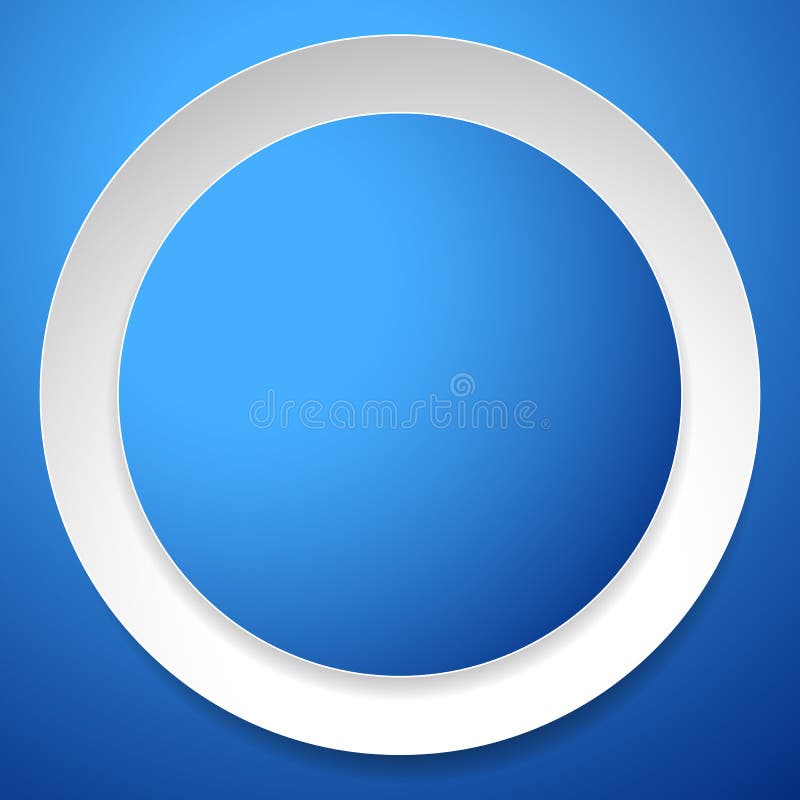 Circle Icon with Blank Space. Blank Circle Design Element Set Stock ...