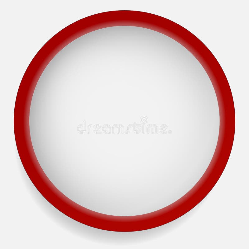 Circle Icon with Blank Space. Blank Circle Design Element Set Stock ...
