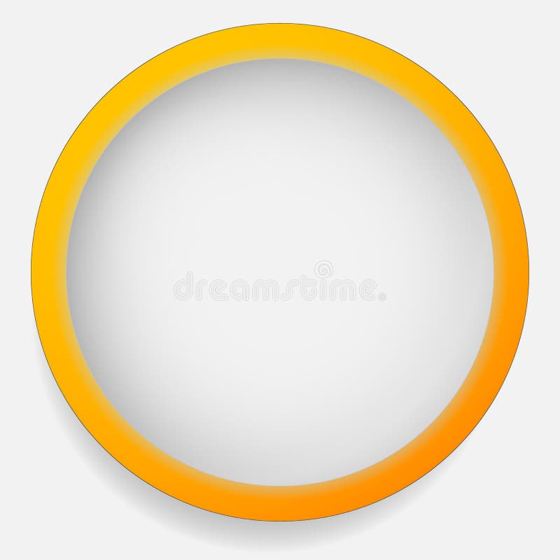 Circle Icon with Blank Space. Blank Circle Design Element Set Stock ...