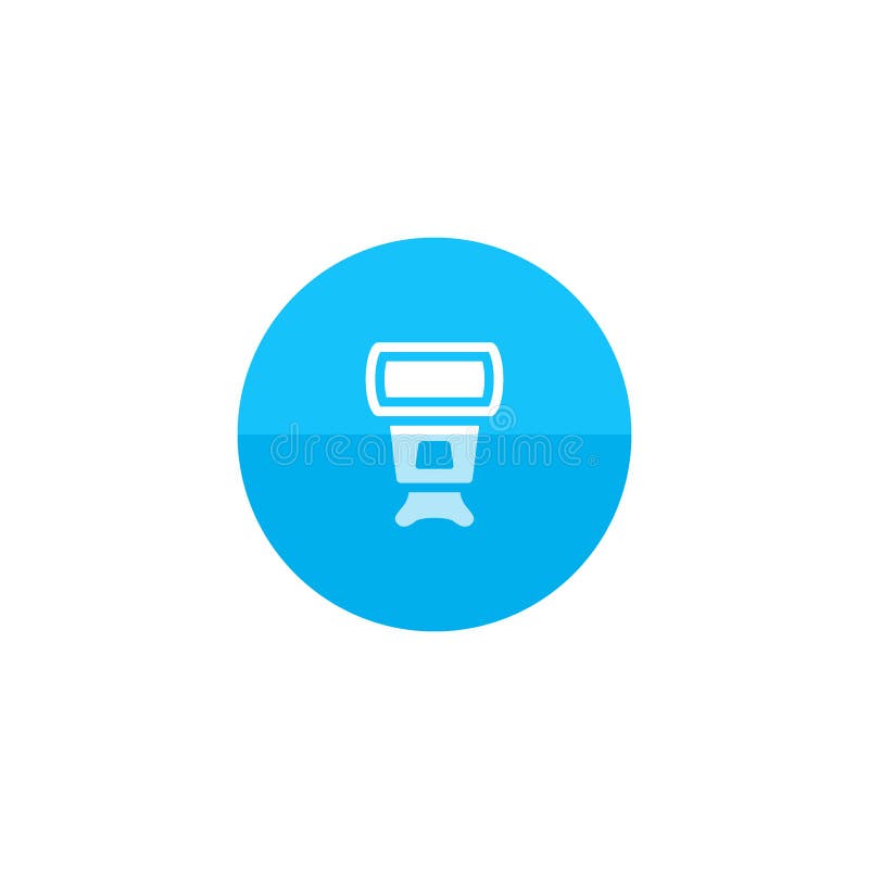 Circle icon - Camera flash stock vector. Illustration of color - 193581283