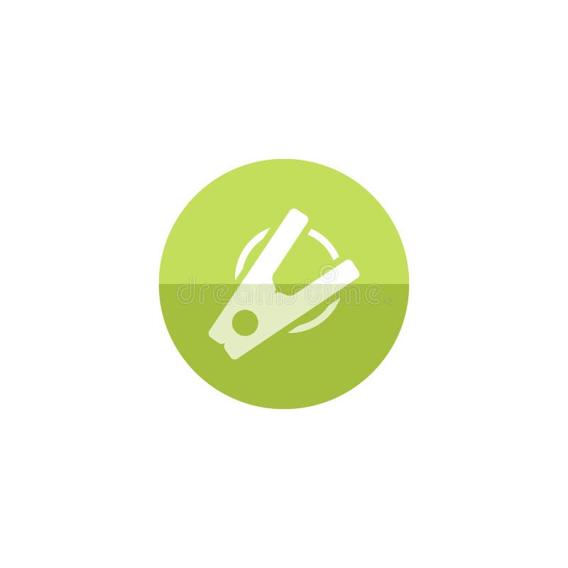 Circle icon - Clothes peg stock vector. Illustration of clip - 193580364
