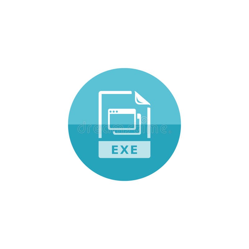 Circle Icon - Executable File Format Editorial Photo - Illustration of ...