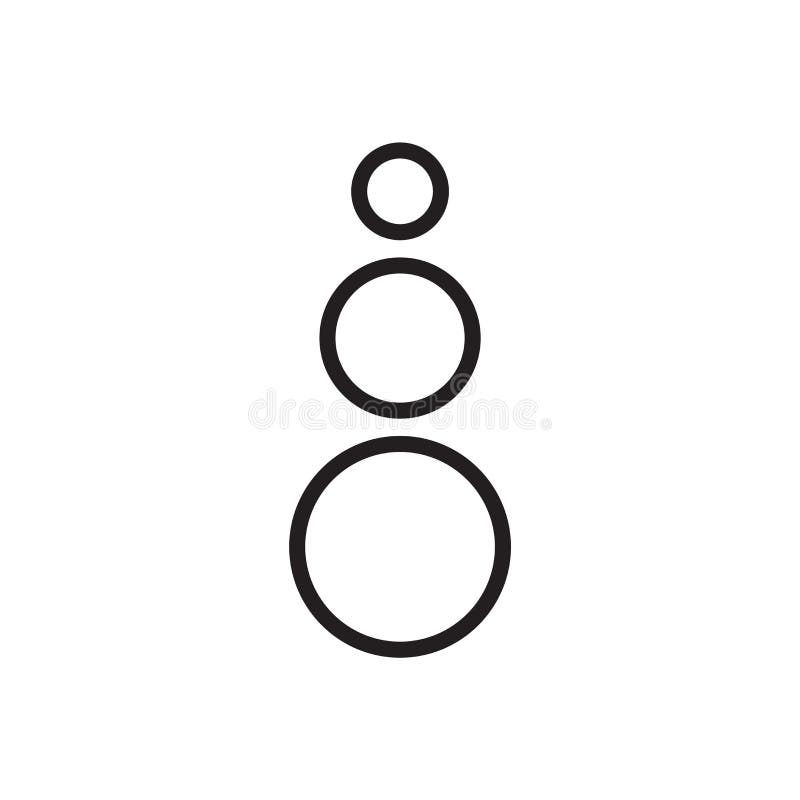 Circle Icon Isolated on White Background, Circle Sign Stock ...