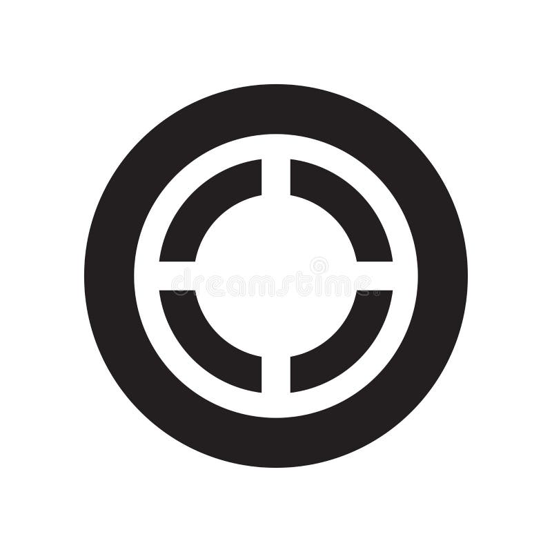 Blank Circle Icon Vector Sign and Symbol Isolated on White Background ...