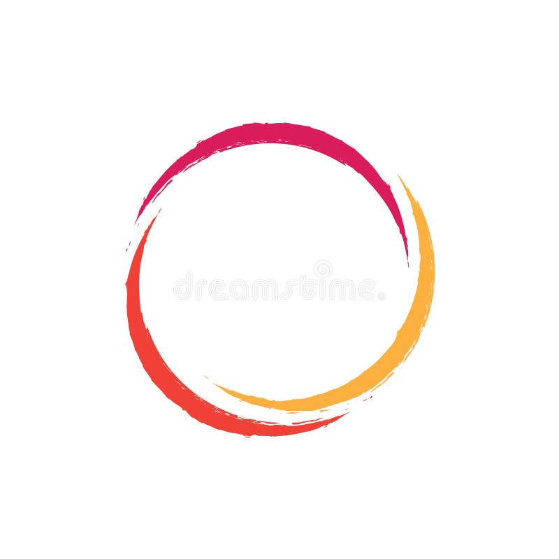 Circle Illustration Icon Logo Vector Stock Vector - Illustration of ...