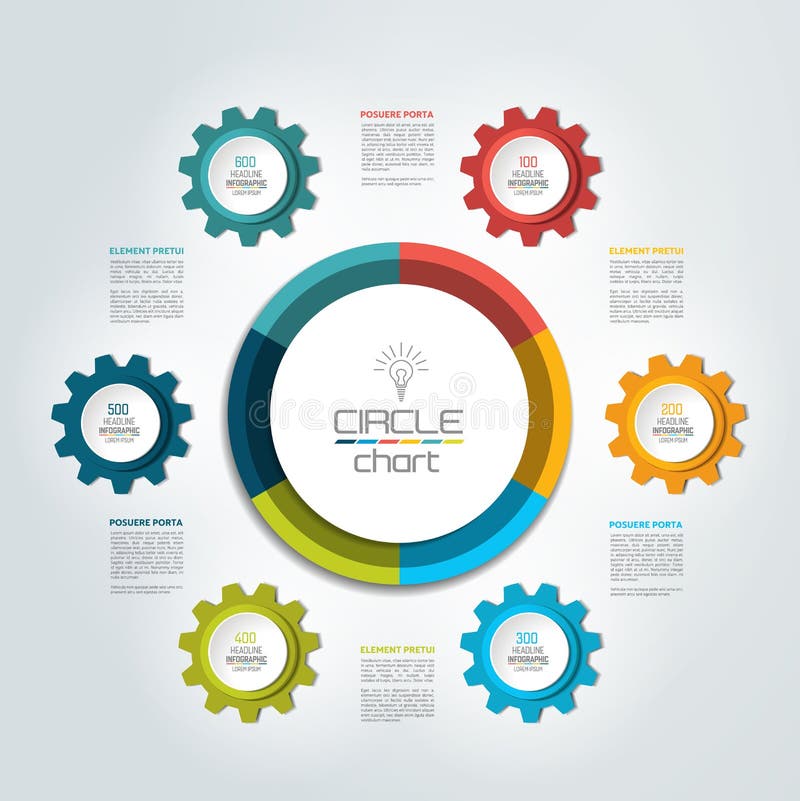 Circle Infographic Chart, Diagram, Scheme. Stock Vector - Illustration ... Circle Infographic Chart, Diagram, Scheme. Stock Vector - Illustration ...