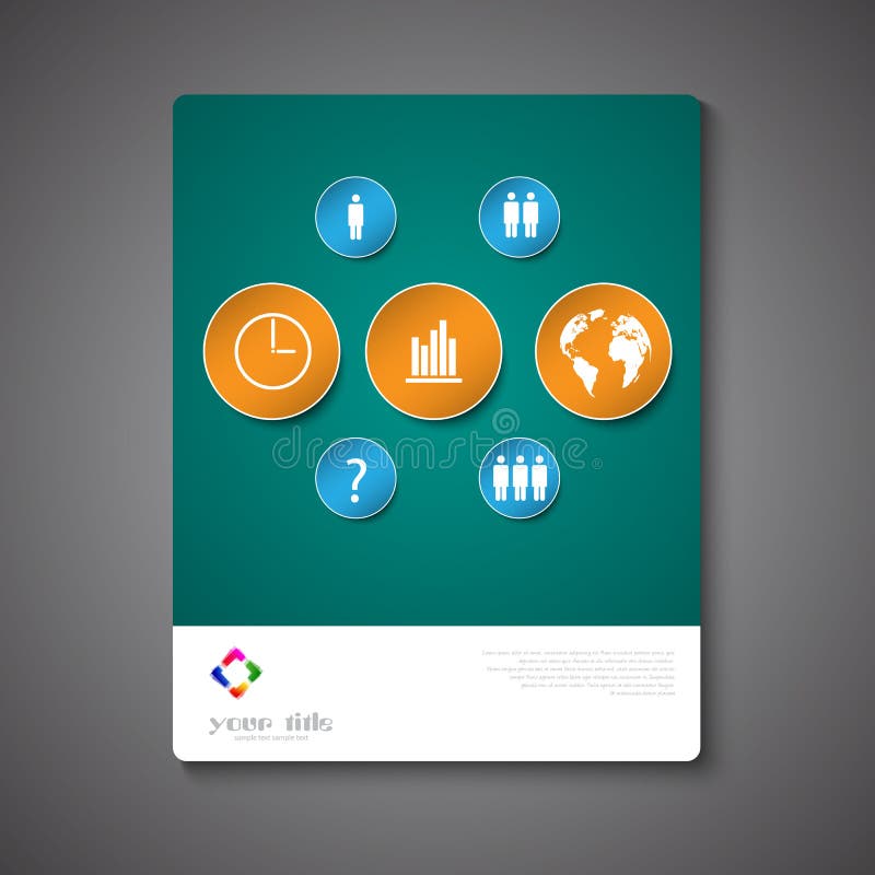 Circle infographic signs stock vector. Illustration of brochure - 79731477