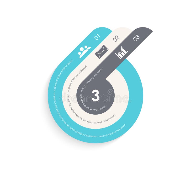 Circle Infographic Template for Round Diagram, Graph, Web Design ...