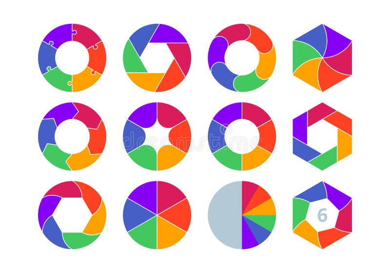 Circle Infographics Design Vector and Marketing Icons. Business Concept ...