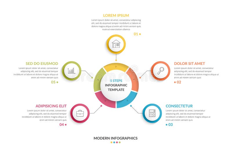 Five Circle Process Diagram Stock Illustrations – 6,273 Five Circle ...