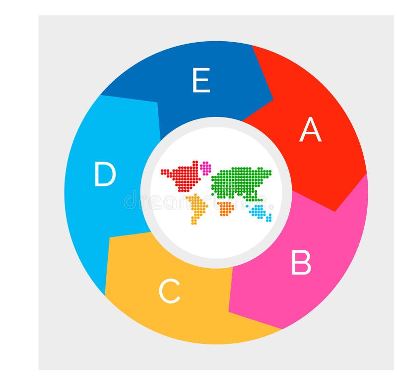 Circle Infographics. Template for Diagram, Graph, Presentation and ...