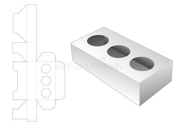 Circle Box Cut Template Stock Illustrations – 715 Circle Box Cut ...