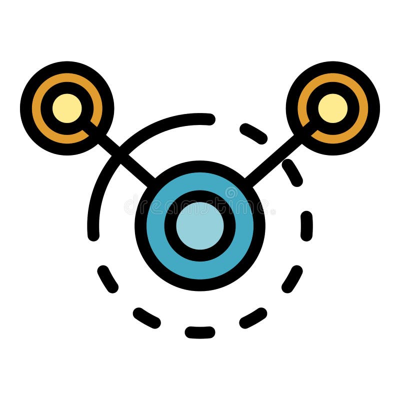 Circle Interaction Icon Color Outline Vector Stock Vector ...