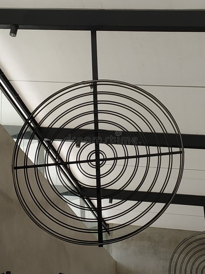 Circle art interior design stock image. Image of geometry - 16671727