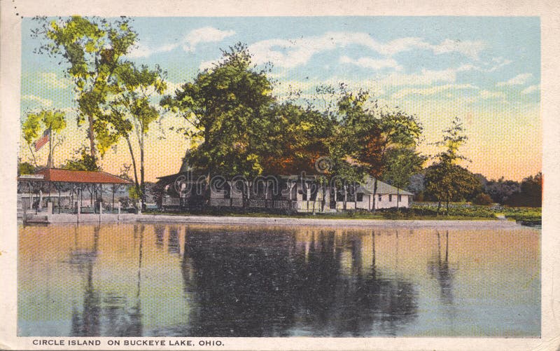 Circle Island On Buckeye Lake, Ohio. Picture Image: 222298533