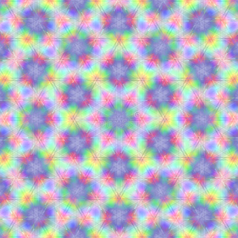 Circle Kaleidoscopic Synthetic Art Background, Complex Geometry Stock ...