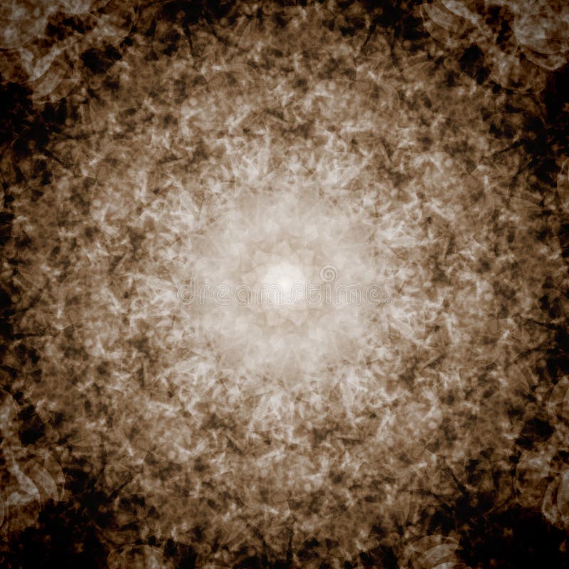 Circle Kaleidoscopic Synthetic Art Background, Complex Geometry Stock ...