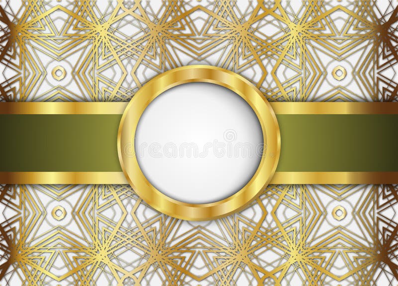 Circle Label and Abstract Background. Stock Vector - Illustration of ...