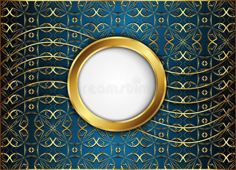 Circle Label and Dark Background. Stock Vector - Illustration of ...