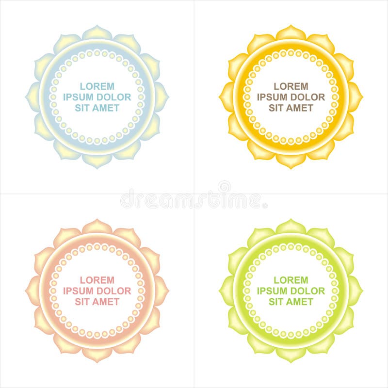 Circle Labels or tag stock vector. Illustration of layout - 95975133