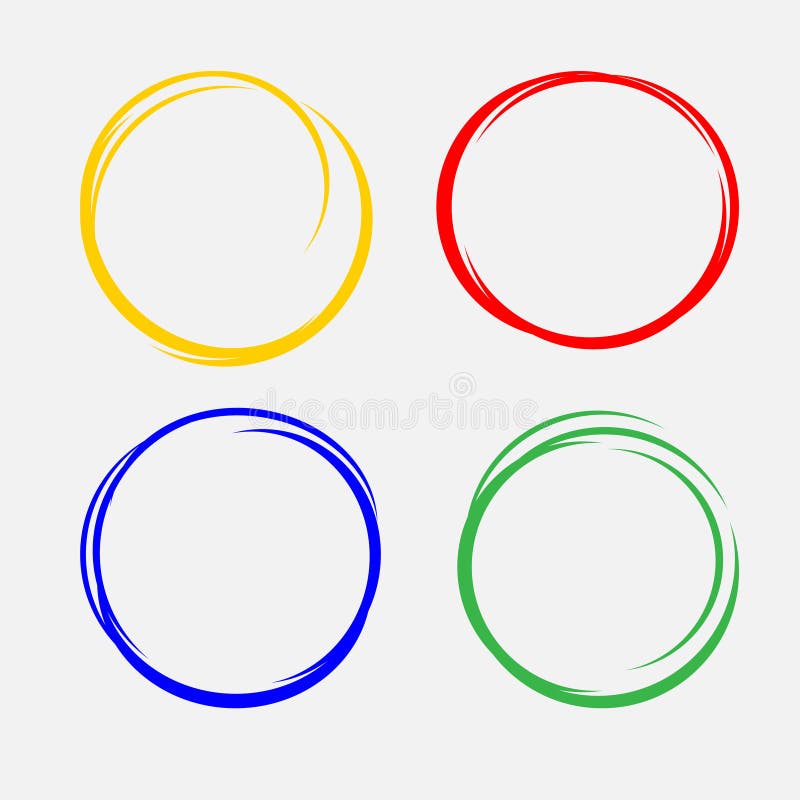 Circle Labels - Tags - Stickers Set Stock Vector - Illustration of ...