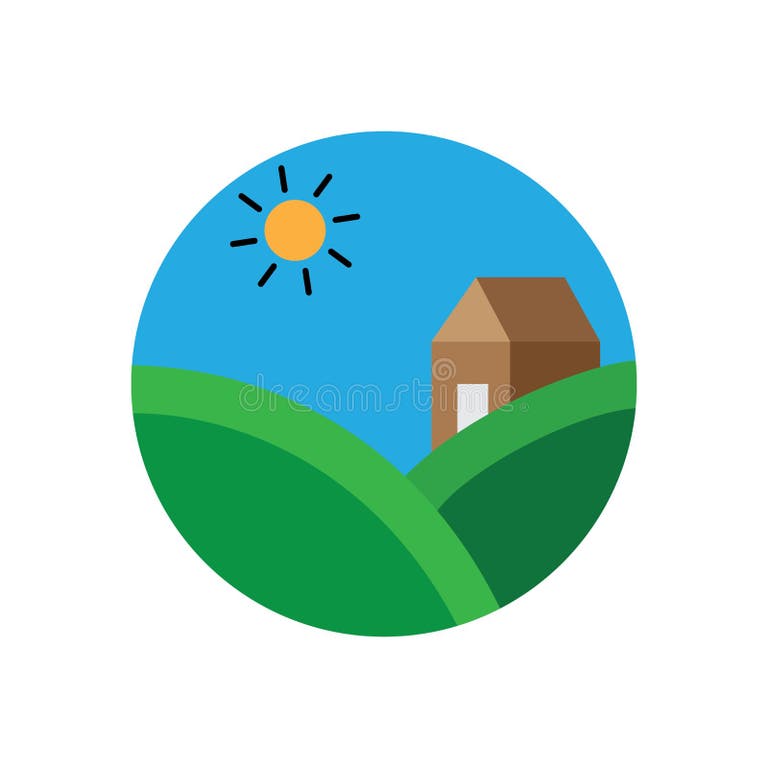 Circle Landscap Logo Design Stock Illustrations – 4 Circle Landscap ...