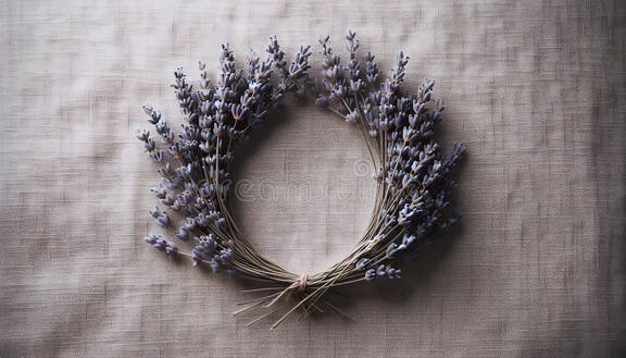 A Circle of Lavender, AI Generated Image Stock Photo - Image of decor ...