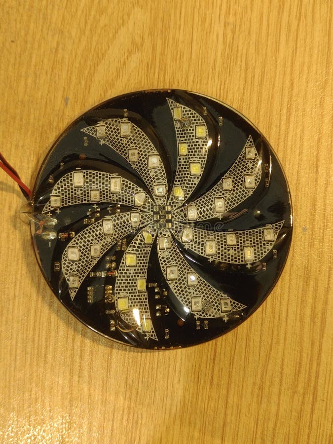 Circle led fan stock image. Image of brown, glass, currency - 232525385