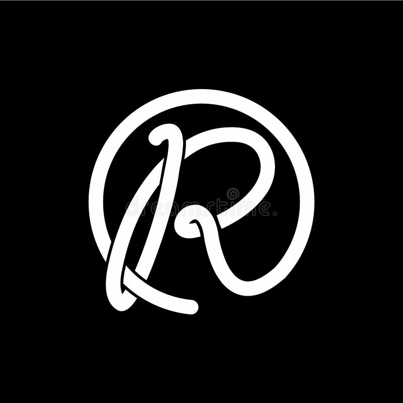 Letter/text R With Circle Company Logo Design Stock Illustration ...