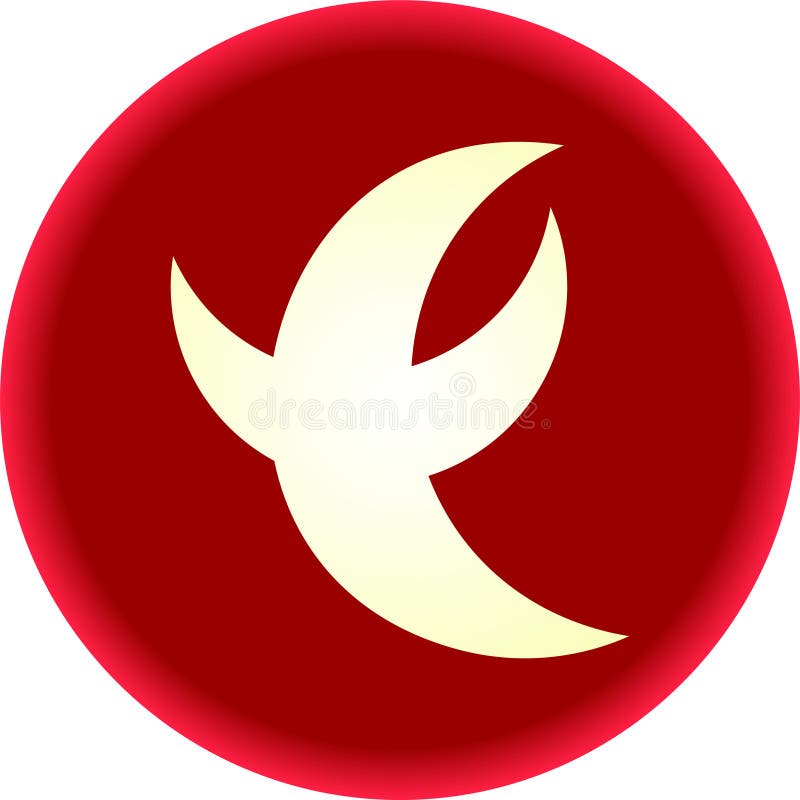 CIRCLE and LIFE LOGO RED stock illustration. Illustration of remove ...