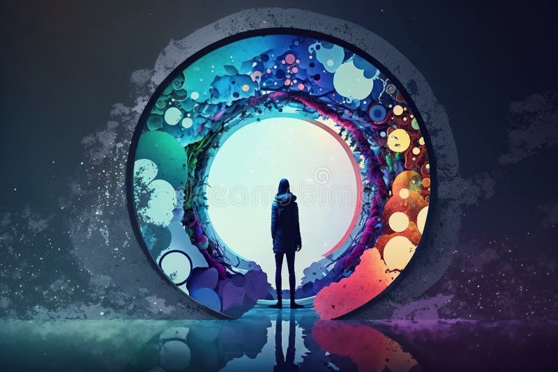 Circle of Life with Psychological Problems , Created with Generative AI ...