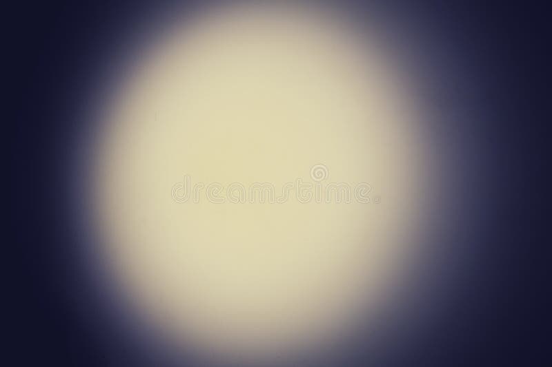 Circle of Light from a Night Flashlight on a White Wall, Copy Space ...