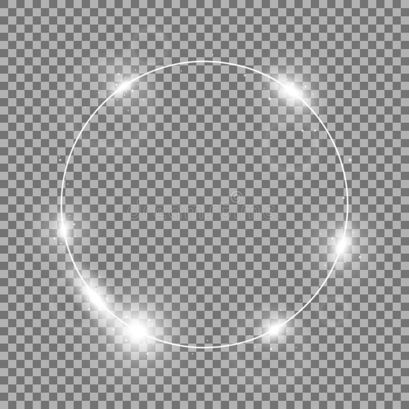 Circle of Light, White Color Stock Vector - Illustration of digital ...
