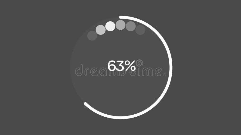 Circle Progress Bar Animated Stock Video - Video of indication ...