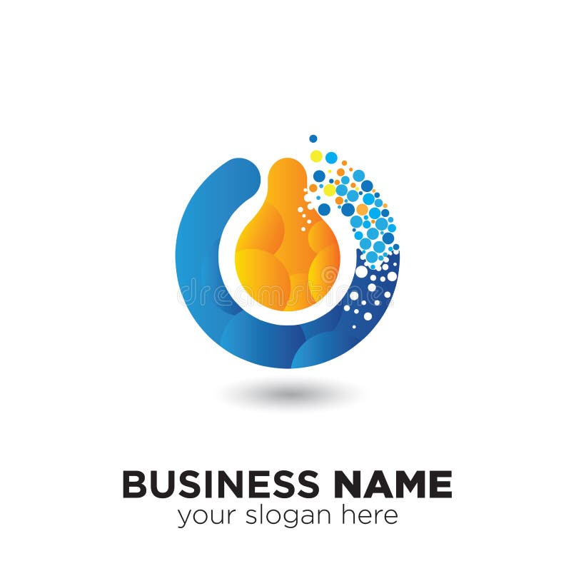 Liquid Box Logo Vector with Colorful Concept Icon, Element, and ...