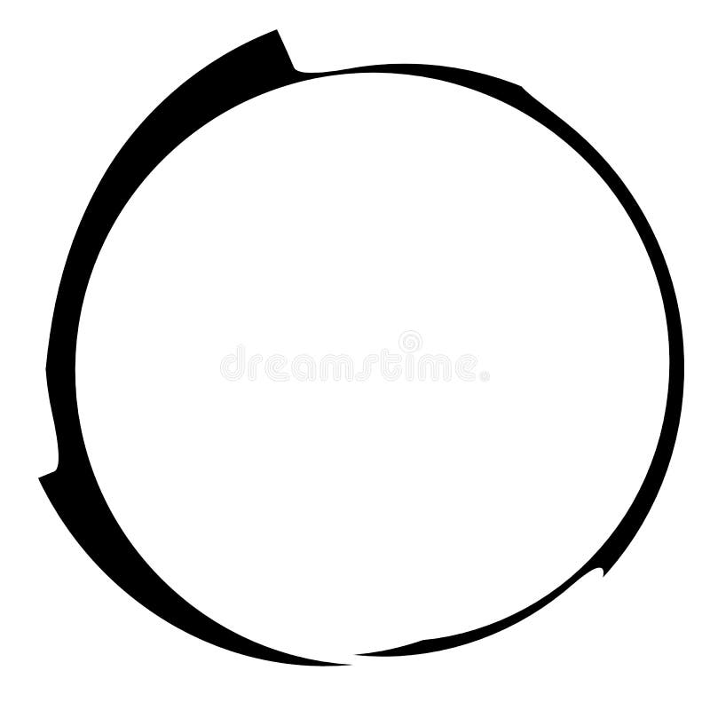 Circle Liquid, Fluid Splash Element Isolated on White Stock Vector ...