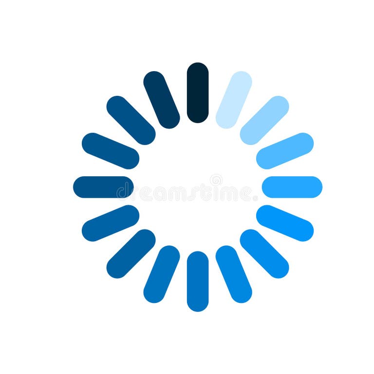 Circle Loader. Wait Load Spinning Circle Preloader Website Template ...