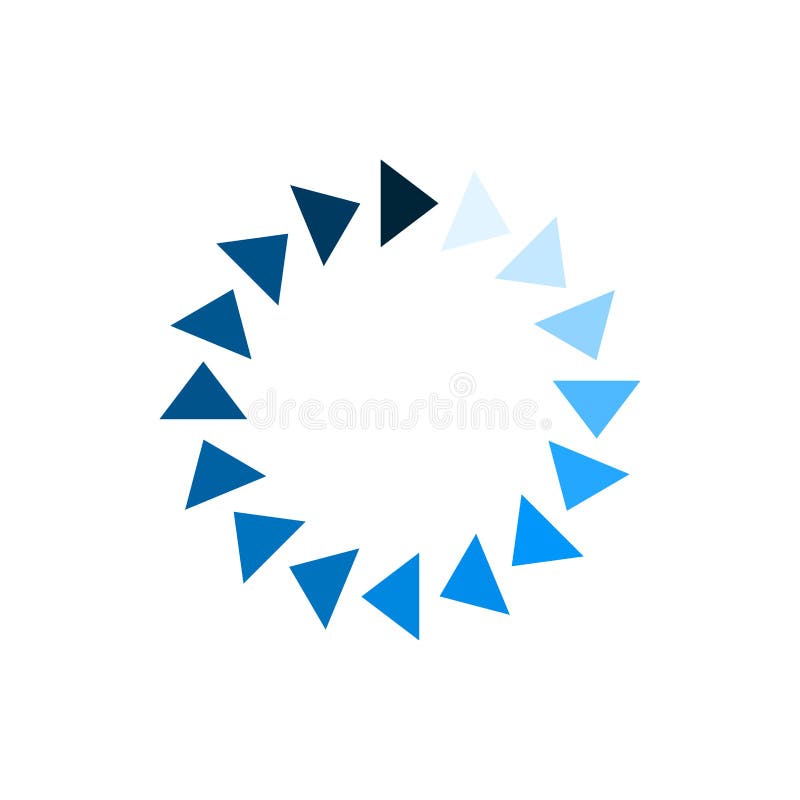 Circle Loader. Wait Load Spinning Circle Preloader Website Template ...