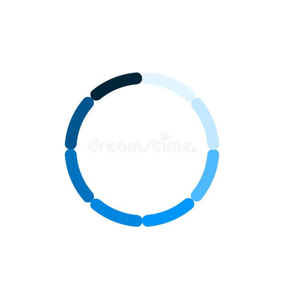 Circle Loader. Wait Load Spinning Circle Preloader Website Template ...