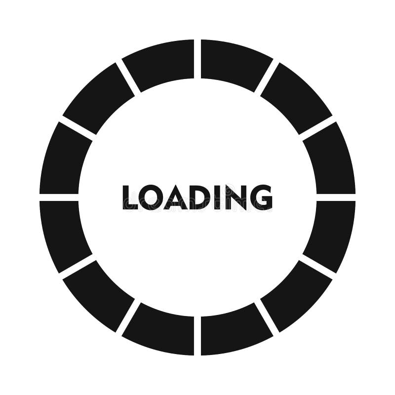 Circle Loading Bar Icon, Isometric 3d Style Stock Vector - Illustration ...